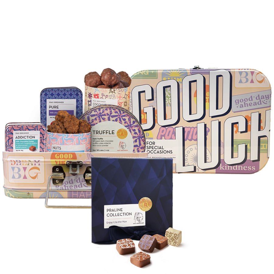 Good Luck kit & Luxury 9pc Pralines – Max Brenner