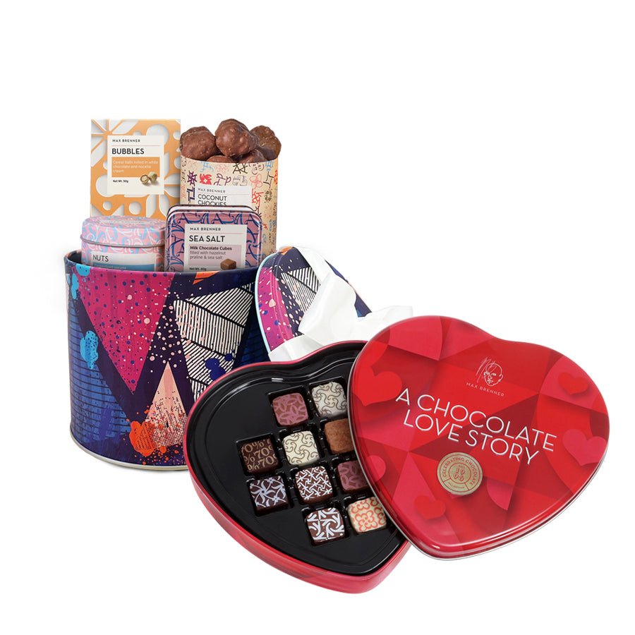Art Small & 12pc Pralines Love Story – Max Brenner