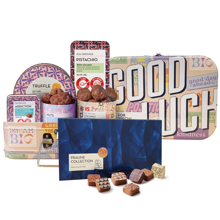 Good Luck kit & Luxury 18pc Pralines – Max Brenner